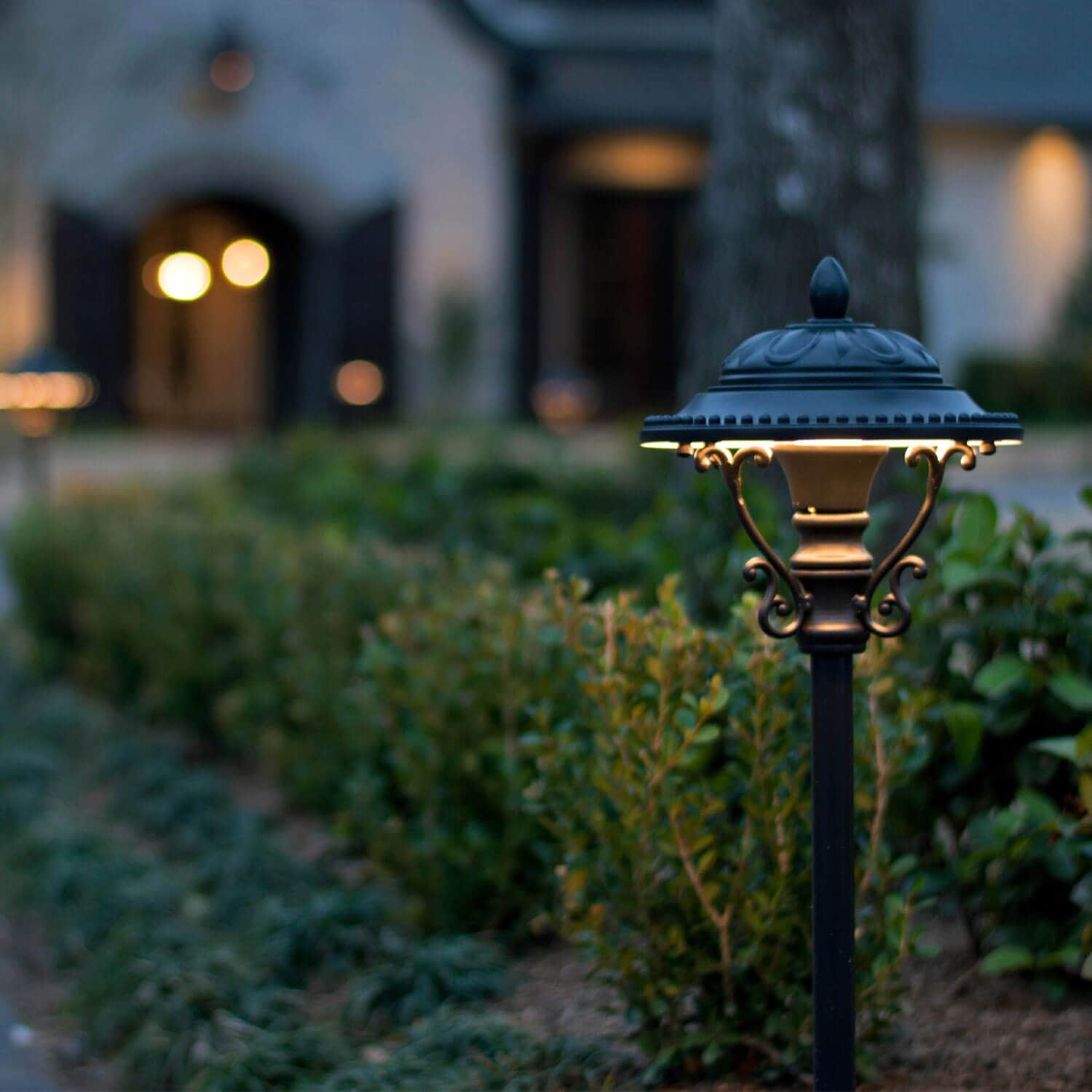 Image Gallery Landscape Lighting Layout & Design Ideas | accent, Pathway